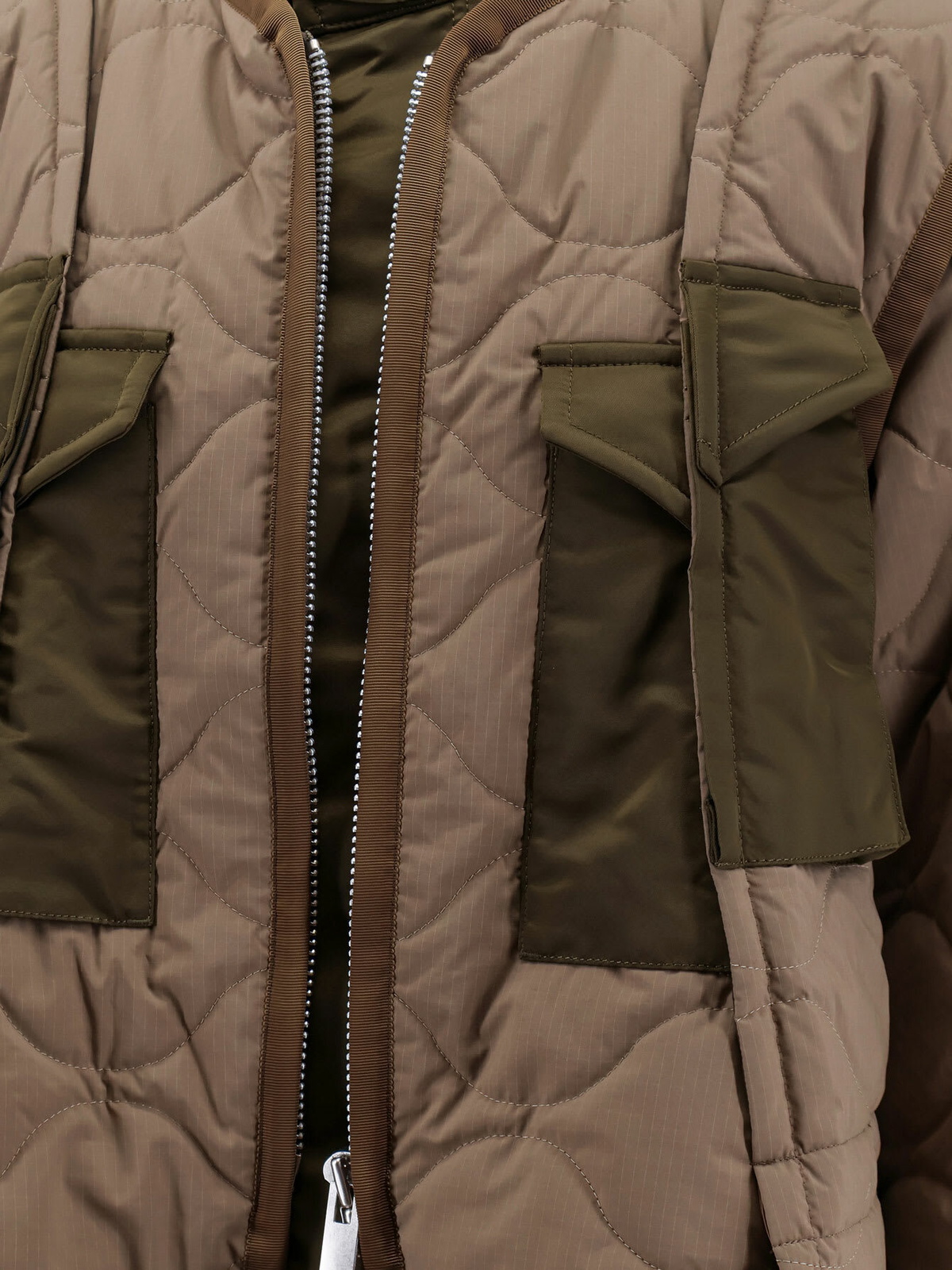 Sacai High-neck Quilted Jacket Sacai