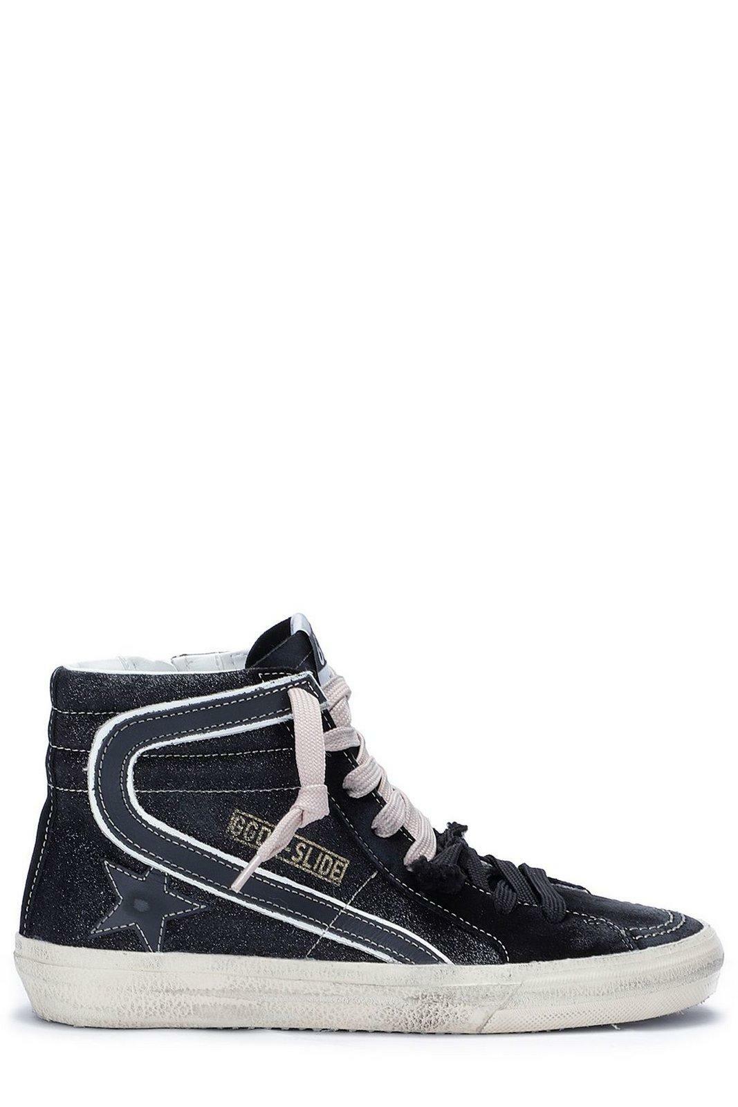 Golden Goose Slide Classic Glittered Sneakers Golden Goose Deluxe Brand