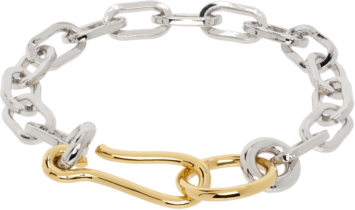 Laura Lombardi Silver & Gold Fara Bracelet Laura Lombardi