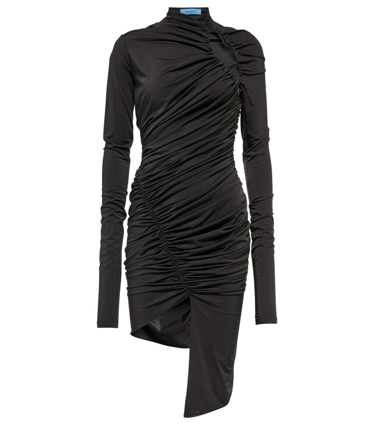 Mugler - Ruched cutout minidress Mugler