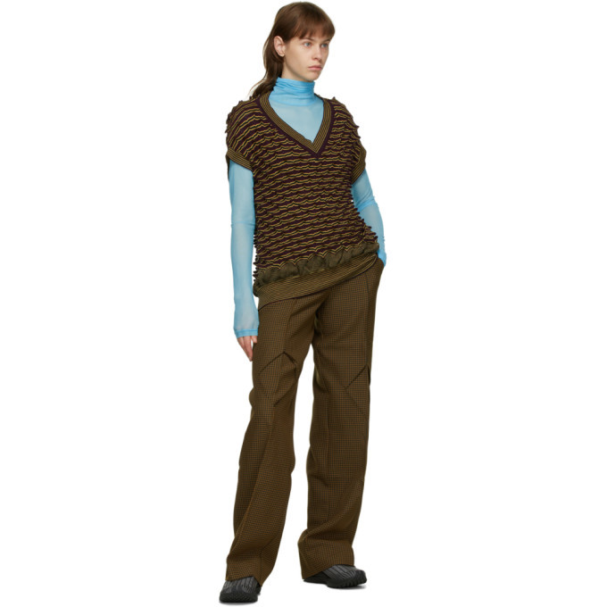 Kiko Kostadinov Multicolor Merino Wool Dimensional Vest Kiko Kostadinov