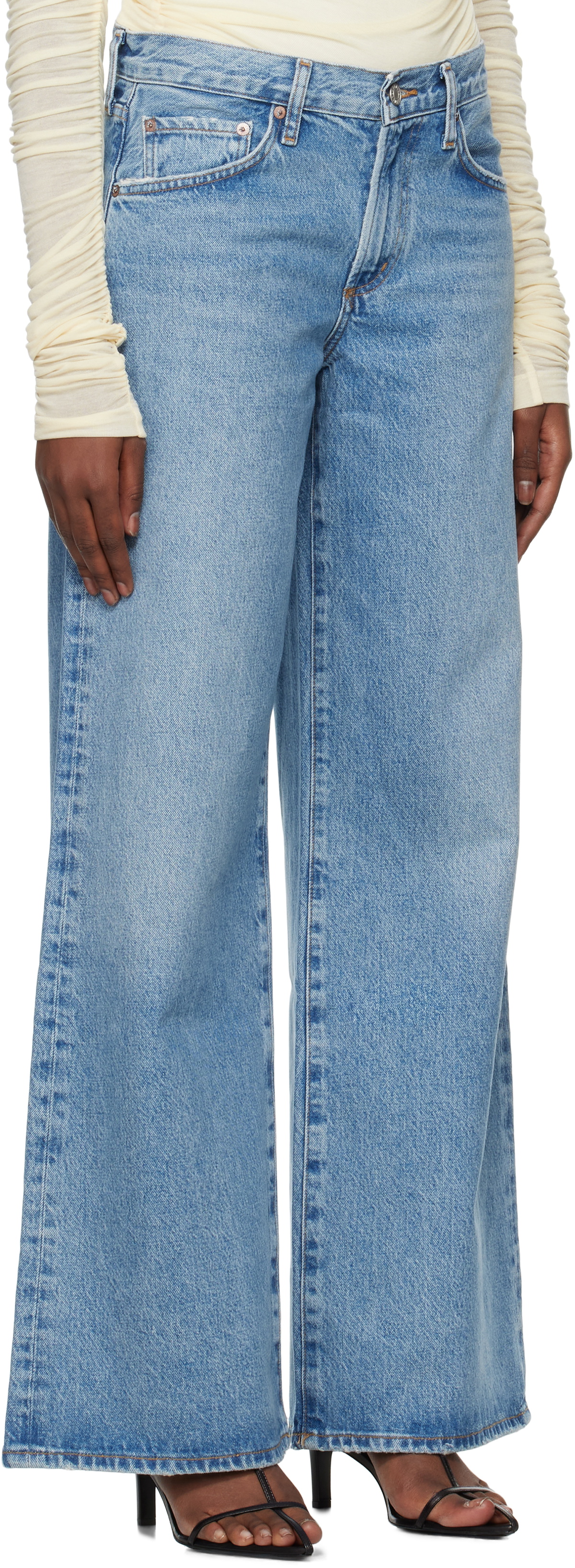 AGOLDE Blue Clara Jeans AGOLDE