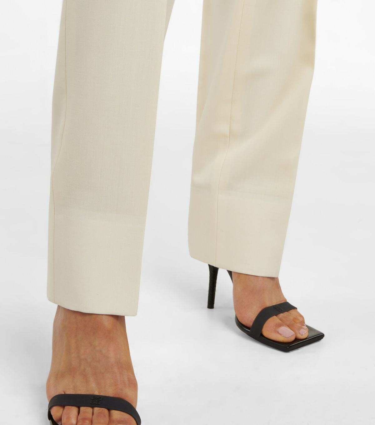 Givenchy - High-rise mohair and wool pants Givenchy