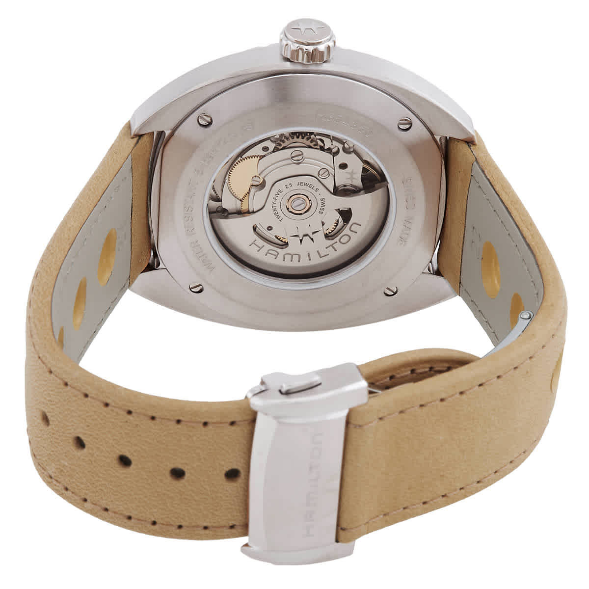 Hamilton American Classic Pan Europ Day Date Automatic Beige Dial Mens ...