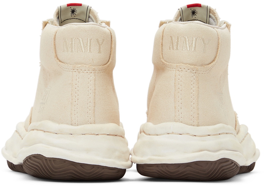 Miharayasuhiro Beige Blakey High Sneakers Maison MIHARA YASUHIRO