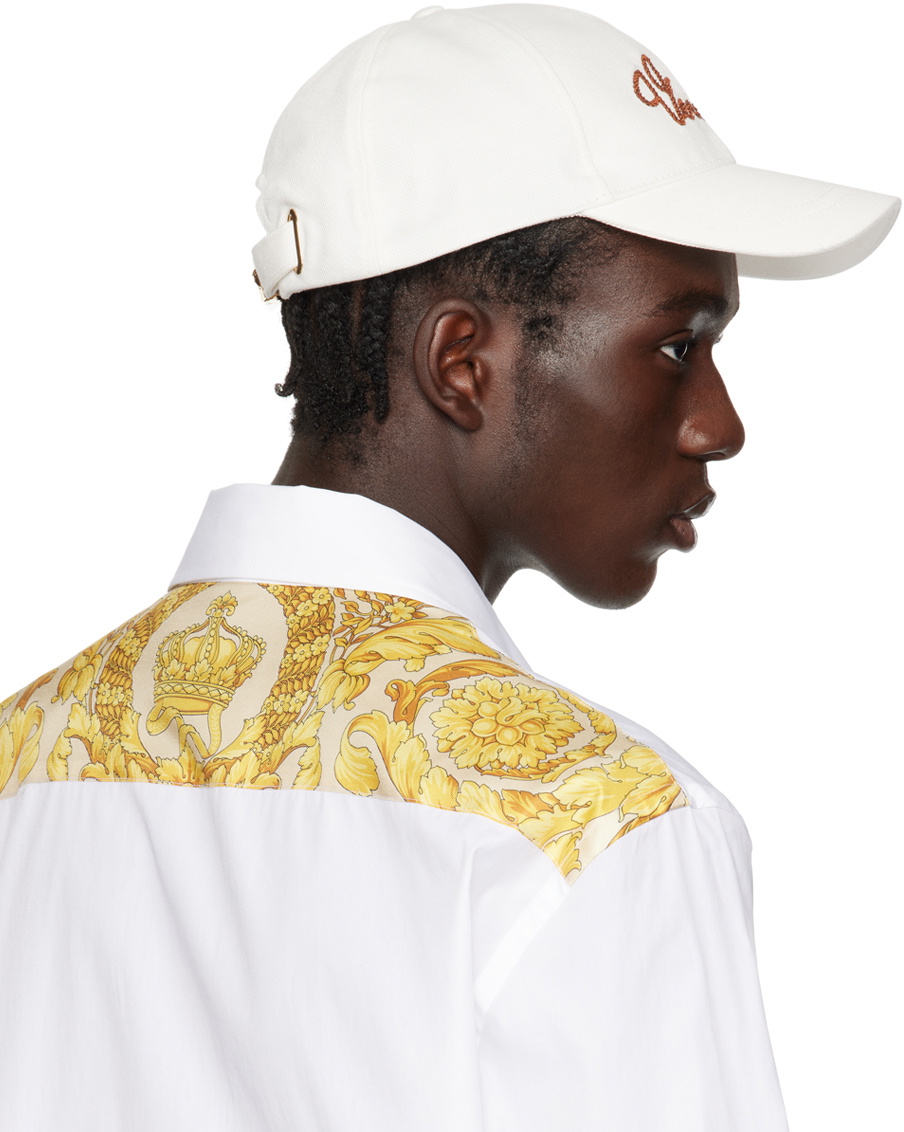 Versace White Logo Cap Versace