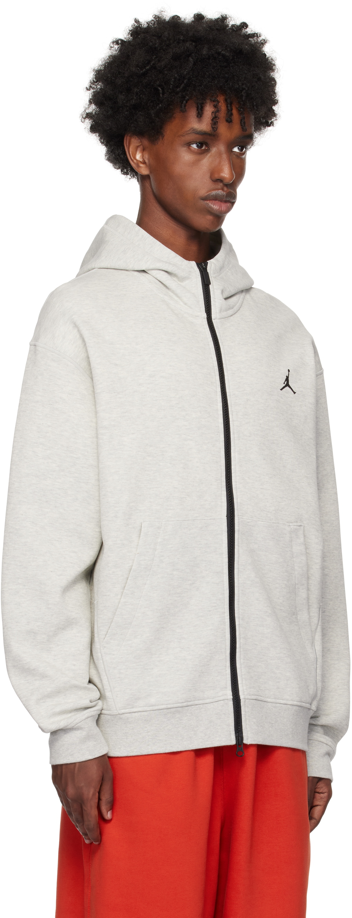 Nike Jordan Gray Jordan Sport Hoop Hoodie Nike Jordan Brand