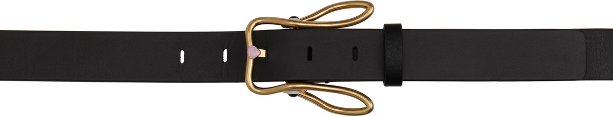 Bottega Veneta Black Rabbit Belt Bottega Veneta