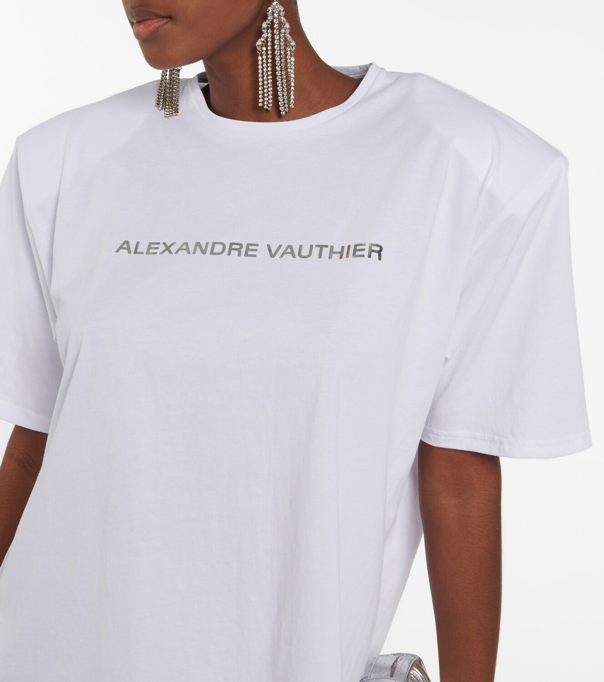 Alexandre Vauthier - Logo cotton jersey T-shirt Alexandre Vauthier