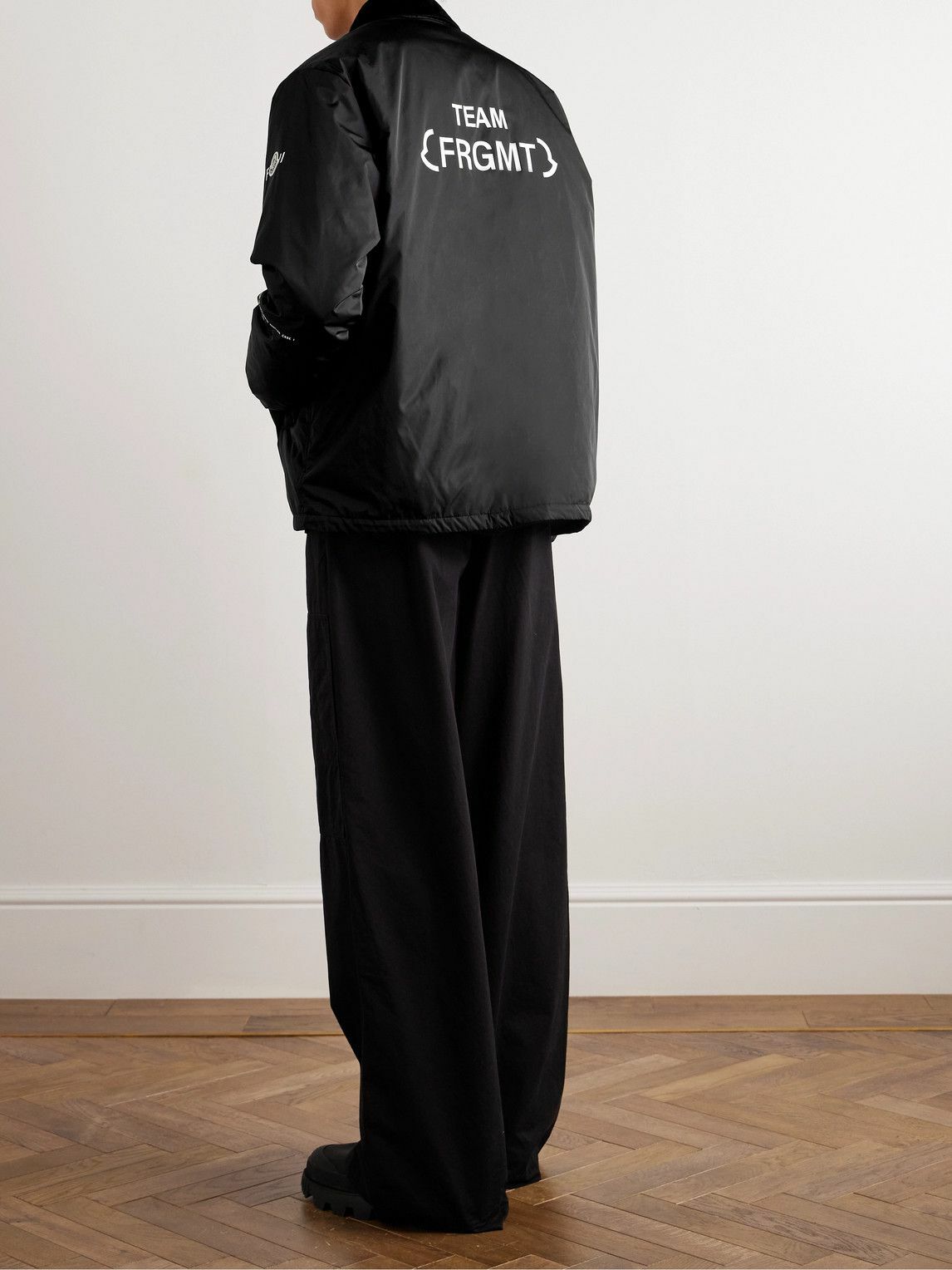Moncler Genius - 7 Moncler FRGMT Hiroshi Fujiwara Appliquéd Shell ...