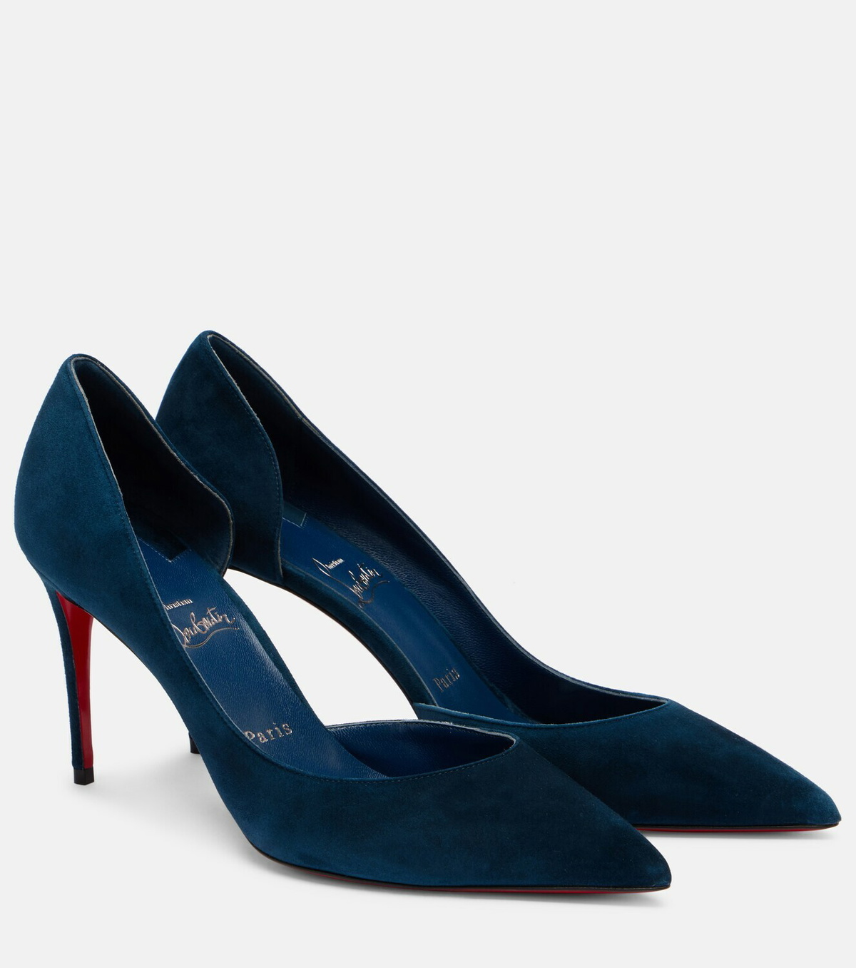 Christian Louboutin Iriza 85 suede d'Orsay pumps Christian Louboutin