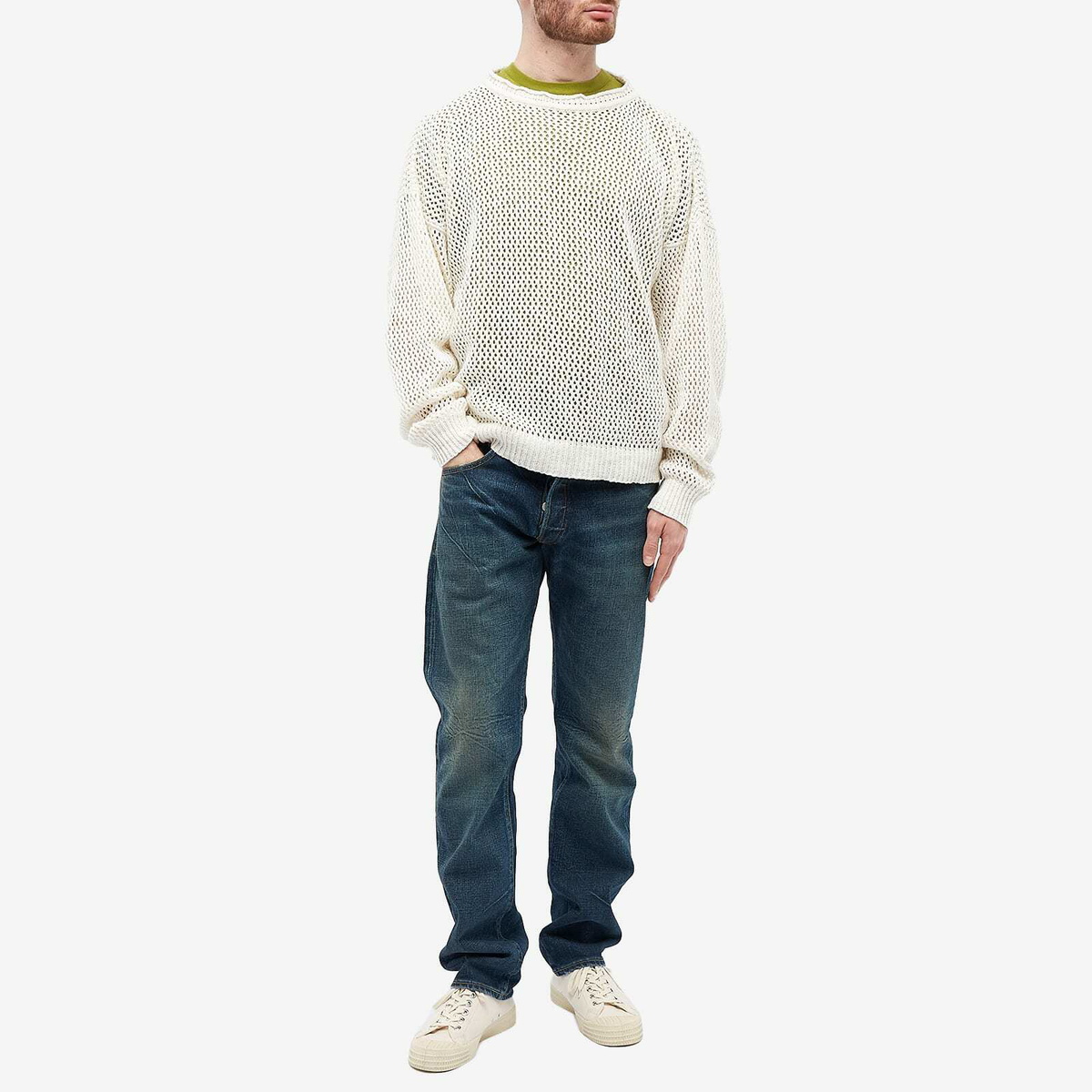 RRL Men's Low Straight Jean in Odessa Wash RRL