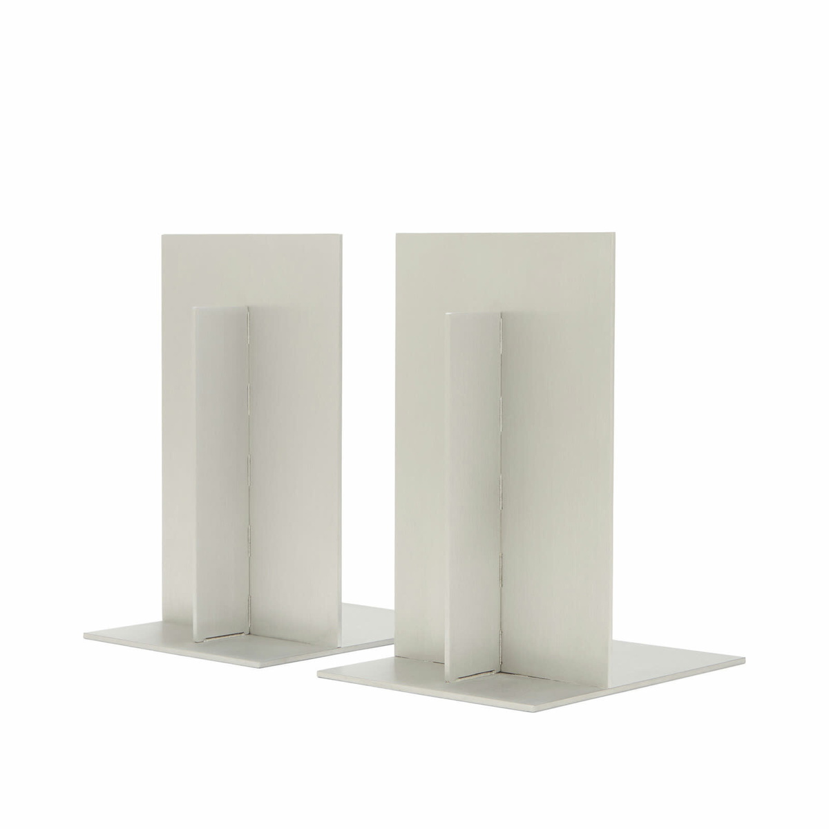 ferm LIVING Lager Bookends - Set of 2 in Aluminium ferm LIVING
