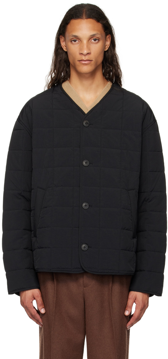 Róhe Black Padded Jacket Róhe