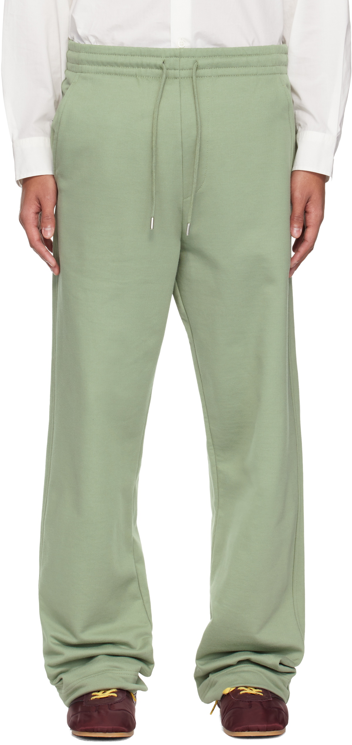 Dries Van Noten Green Drawstring Sweatpants Dries Van Noten