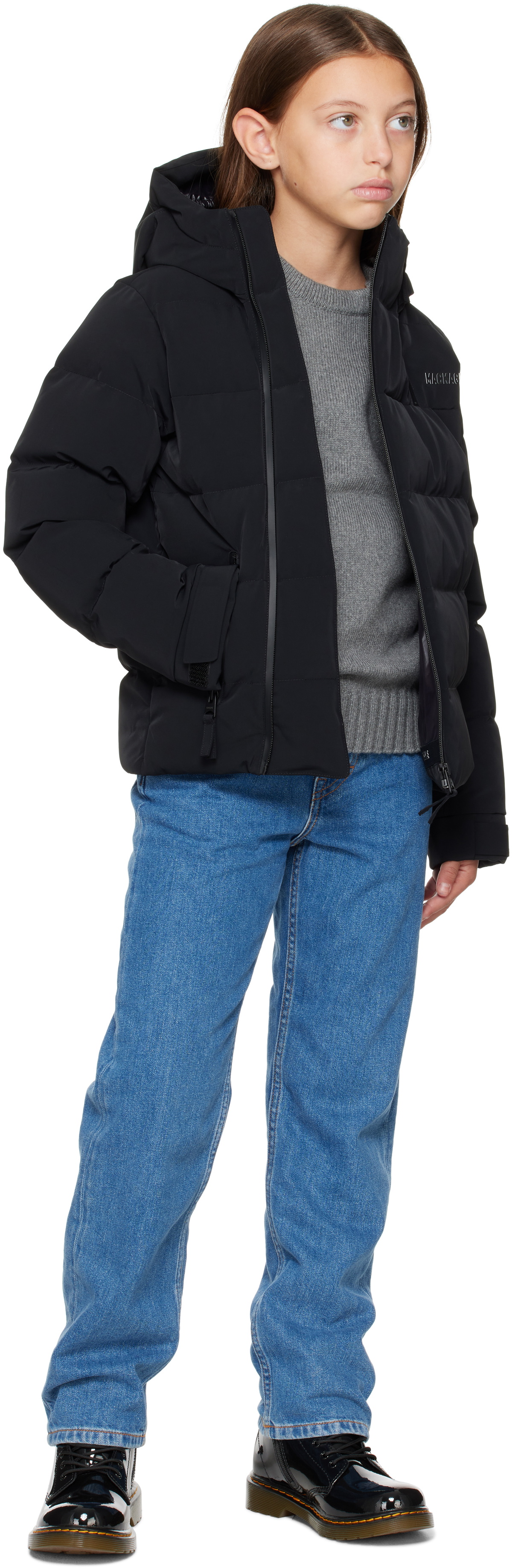 MACKAGE Kids Black Leland Down Jacket Mackage