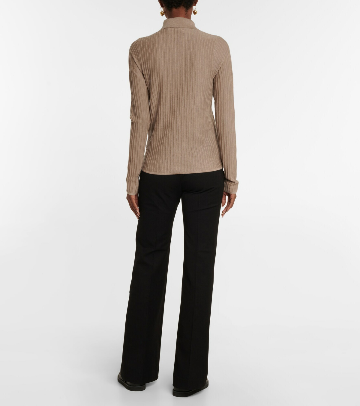 CO - Essentials ribbed cashmere cardigan Coach