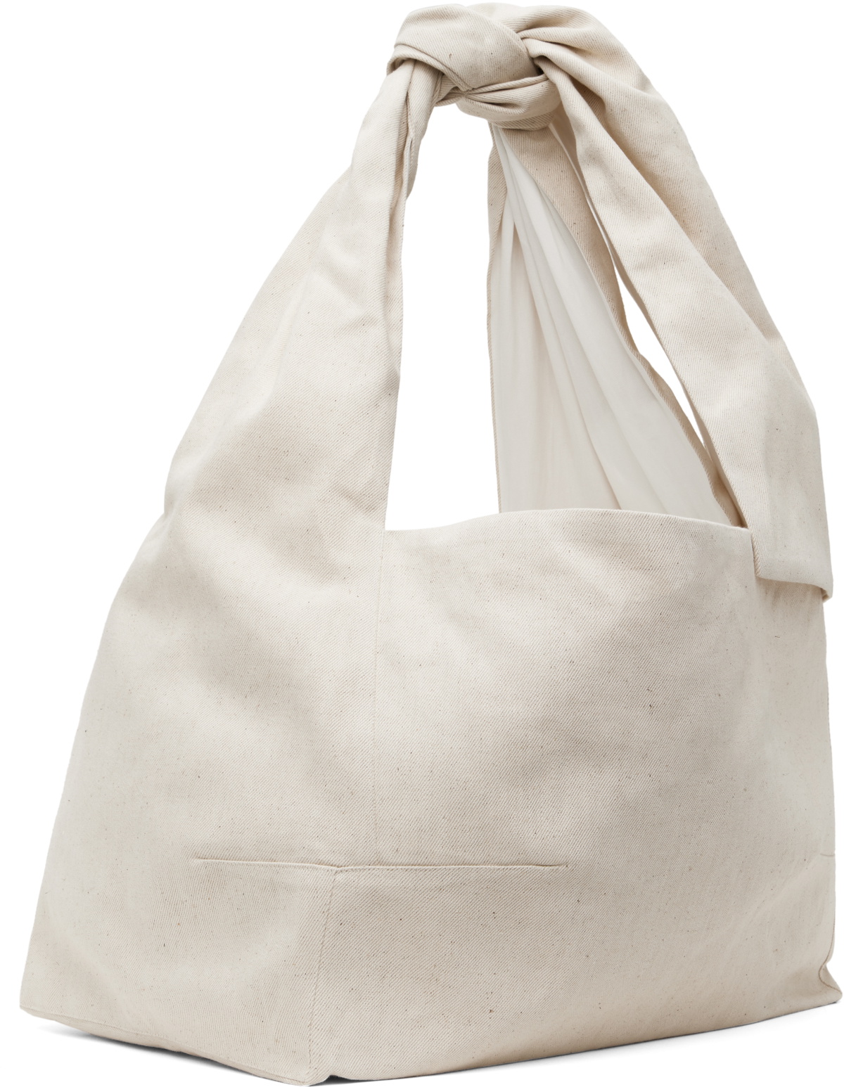 Omar Afridi Off-White Knotted Lidia Tote Omar Afridi