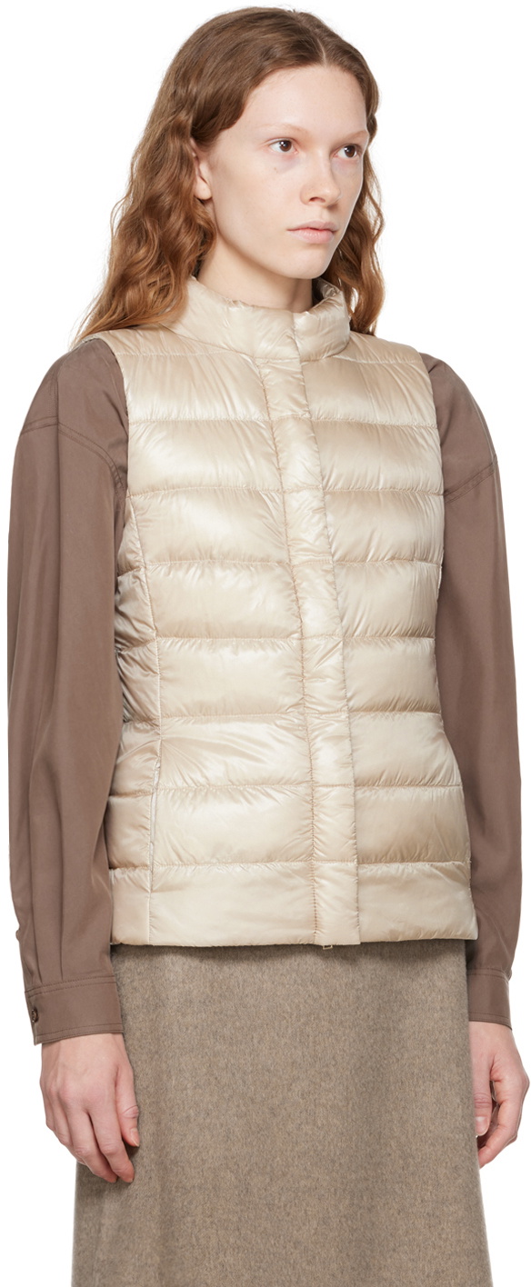 Herno Beige Giulia Down Vest Herno