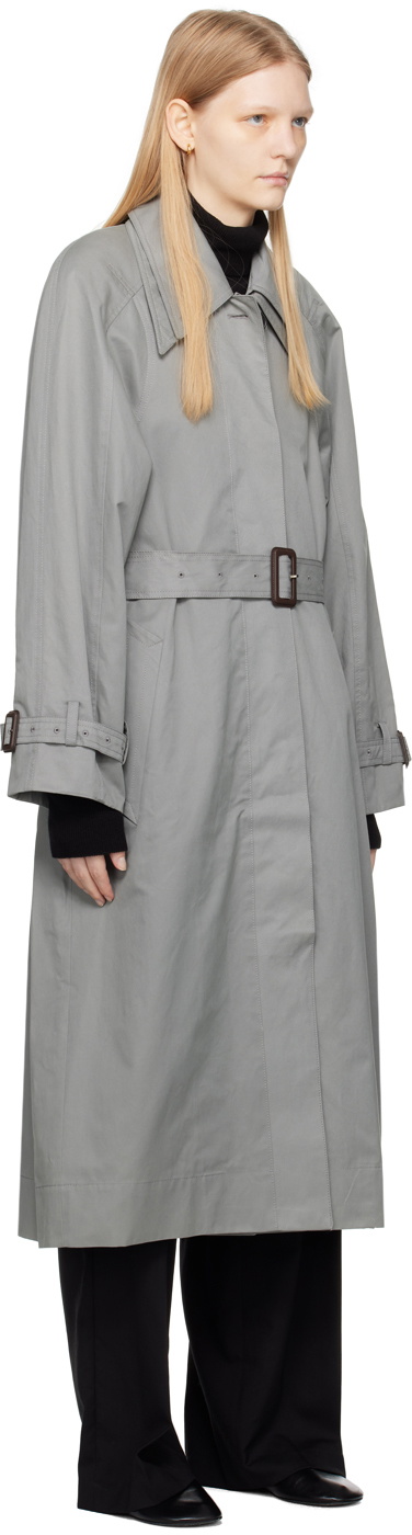 LOW CLASSIC Blue Raglan Coat Low Classic