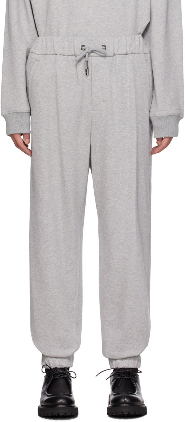 Wooyoungmi Gray Drawstring Sweatpants Wooyoungmi