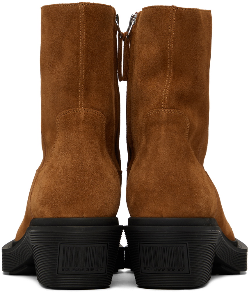 VTMNTS Tan Cowboy Chelsea Boots VTMNTS