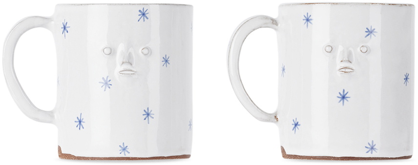 Rami Kim Studio White & Blue Lucy Mug Set Rami Kim Studio