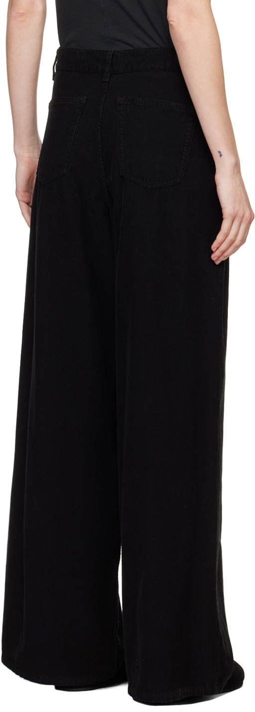 The Row Black Chan Trousers The Row