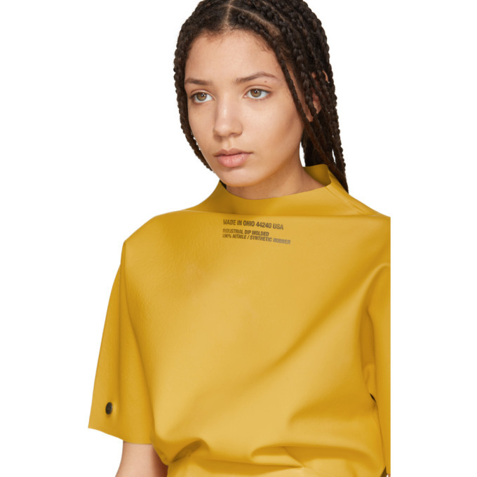 Calvin Klein 205W39NYC Yellow Rubber T-Shirt Calvin Klein Calvin Klein 205W39NYC Yellow Rubber T-Shirt Calvin Klein