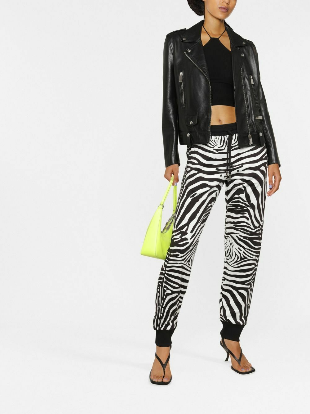 DOLCE & GABBANA - Cotton Zebra Print Sweatpants Dolce & Gabbana