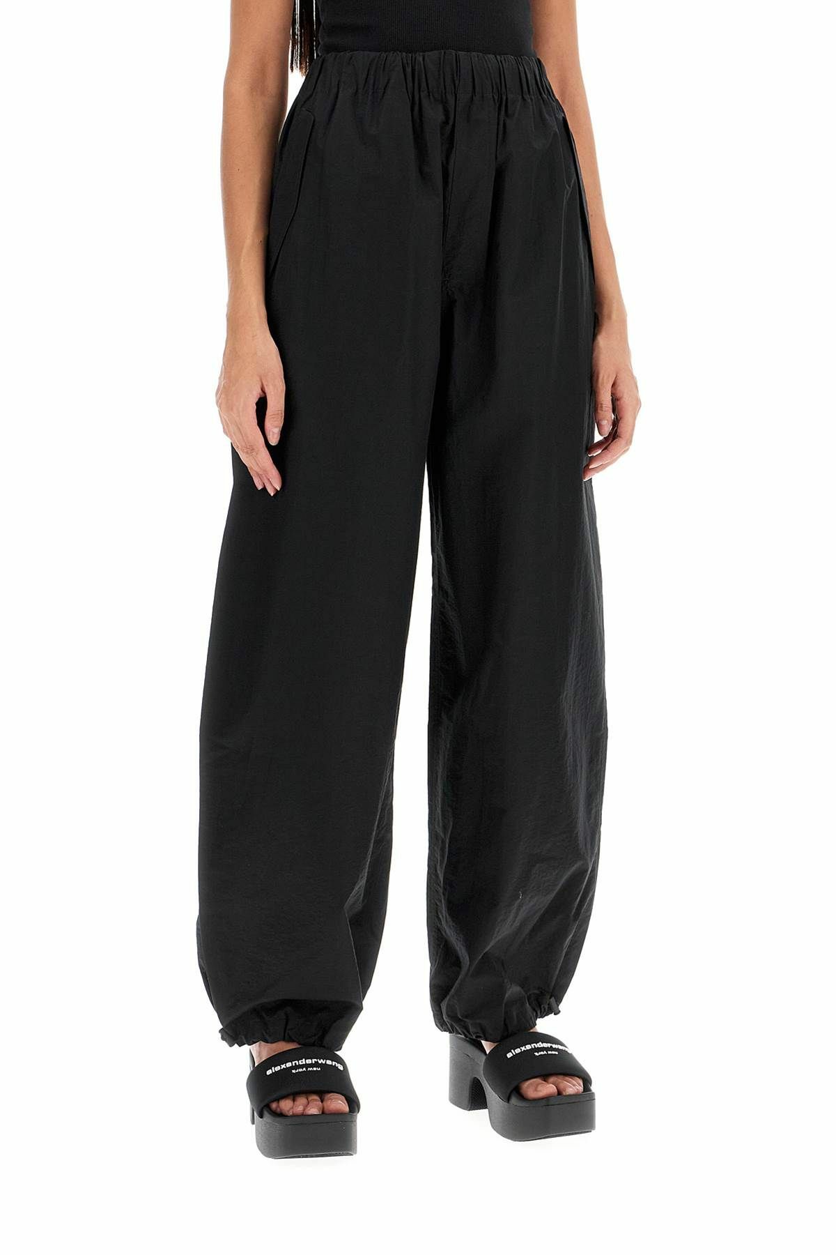 WARDROBE. NYC parachute poplin pants Black WARDROBE.NYC