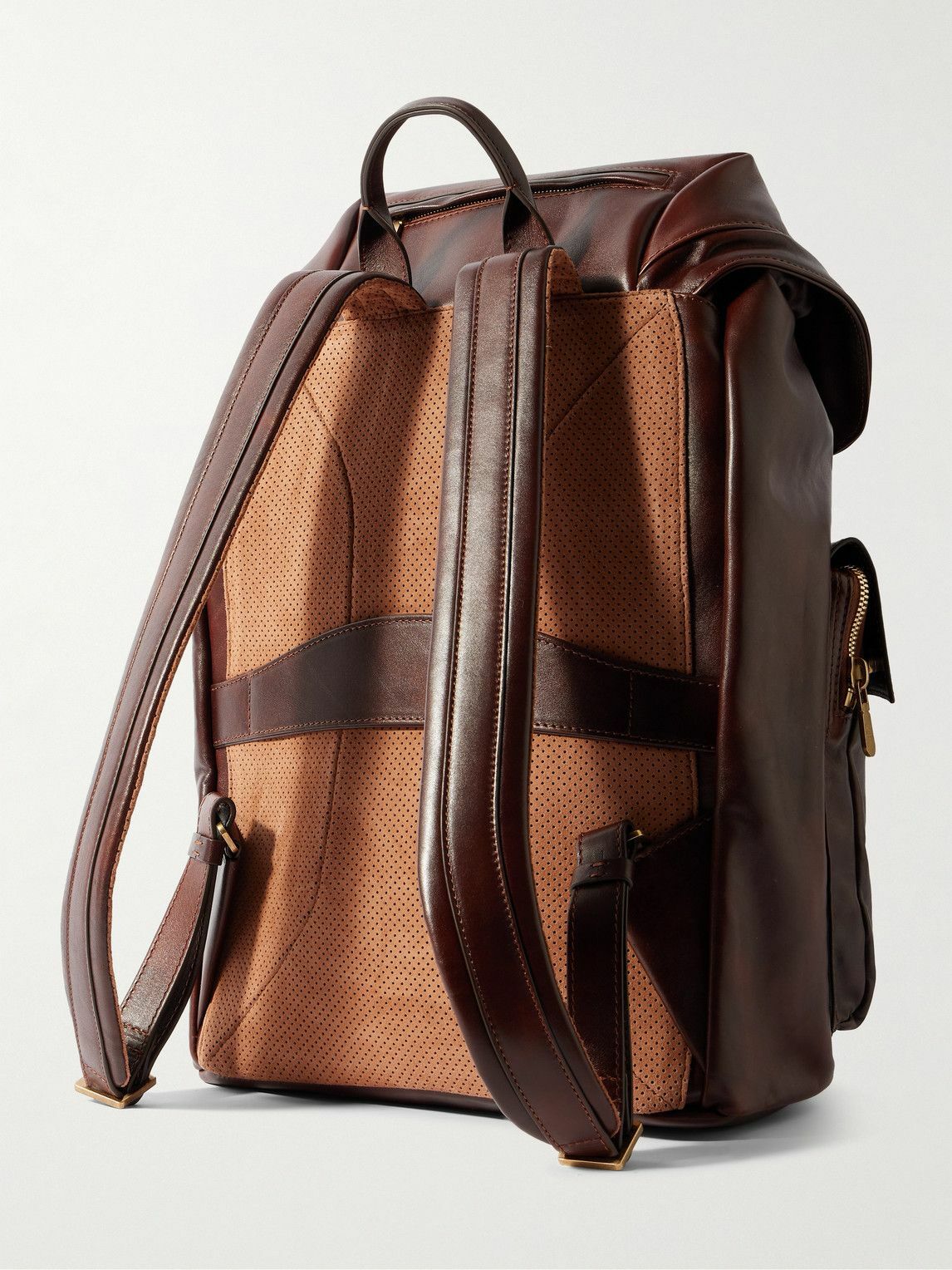 Brunello Cucinelli - Leather Backpack Brunello Cucinelli