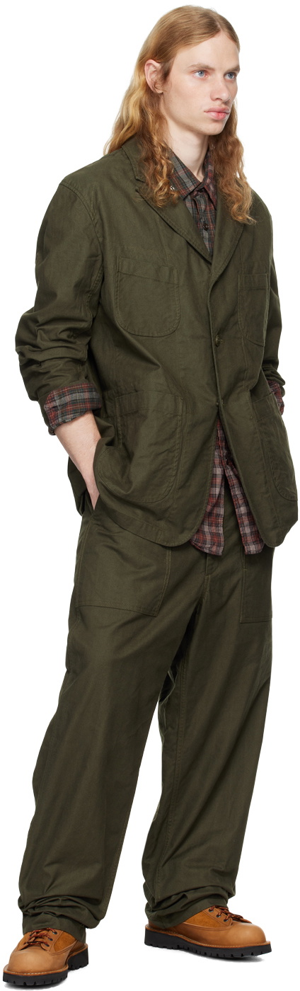 Engineered Garments Khaki Fatigue Trousers Engineered Garments