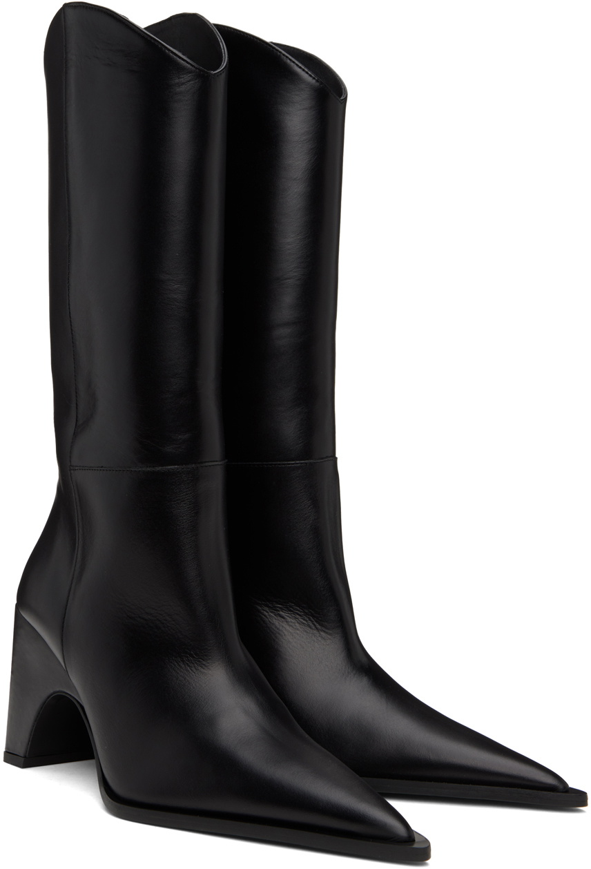 Coperni Black Bridge Cowboy Boots Coperni