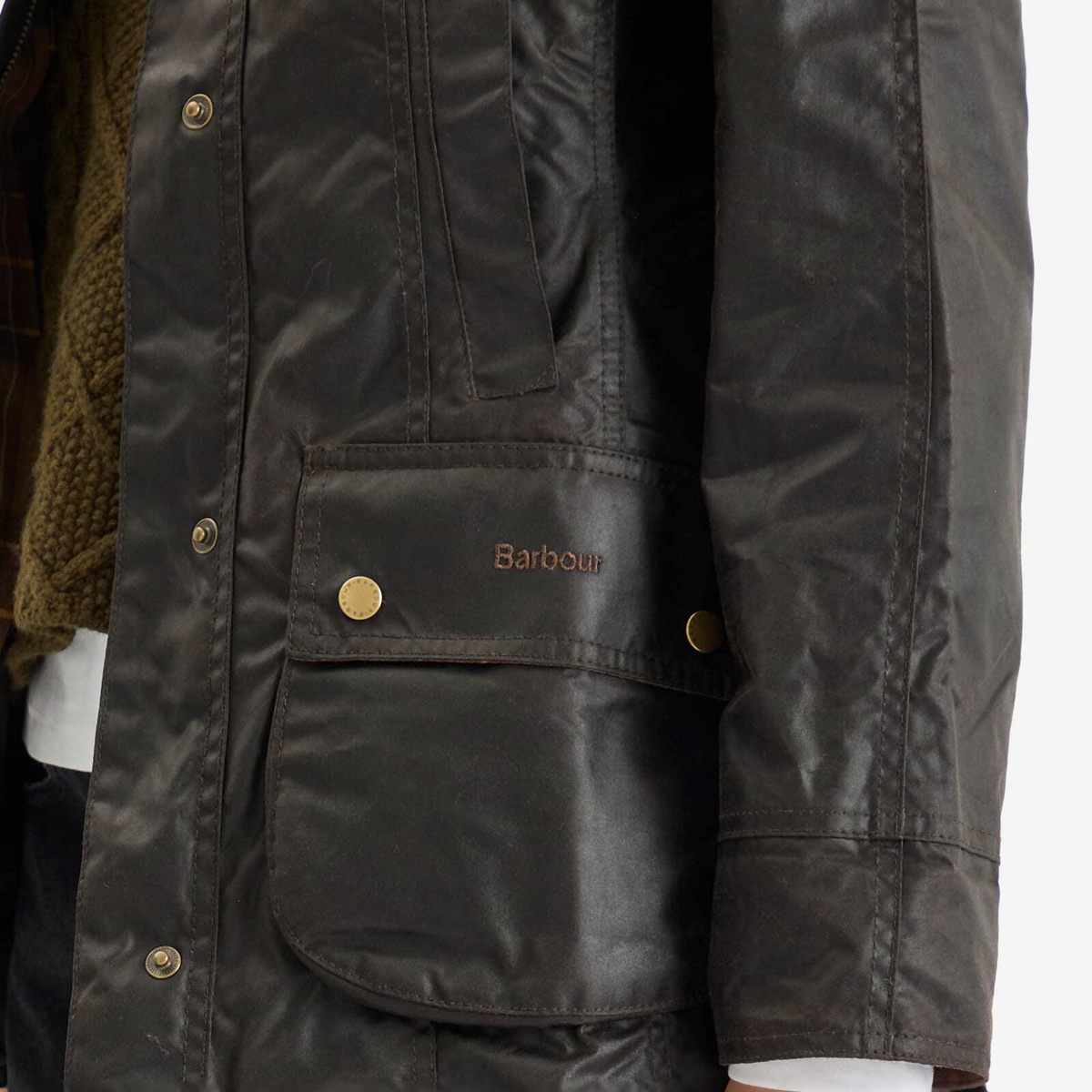 Barbour Women's Beadnell Wax Jacket in Rustic Barbour