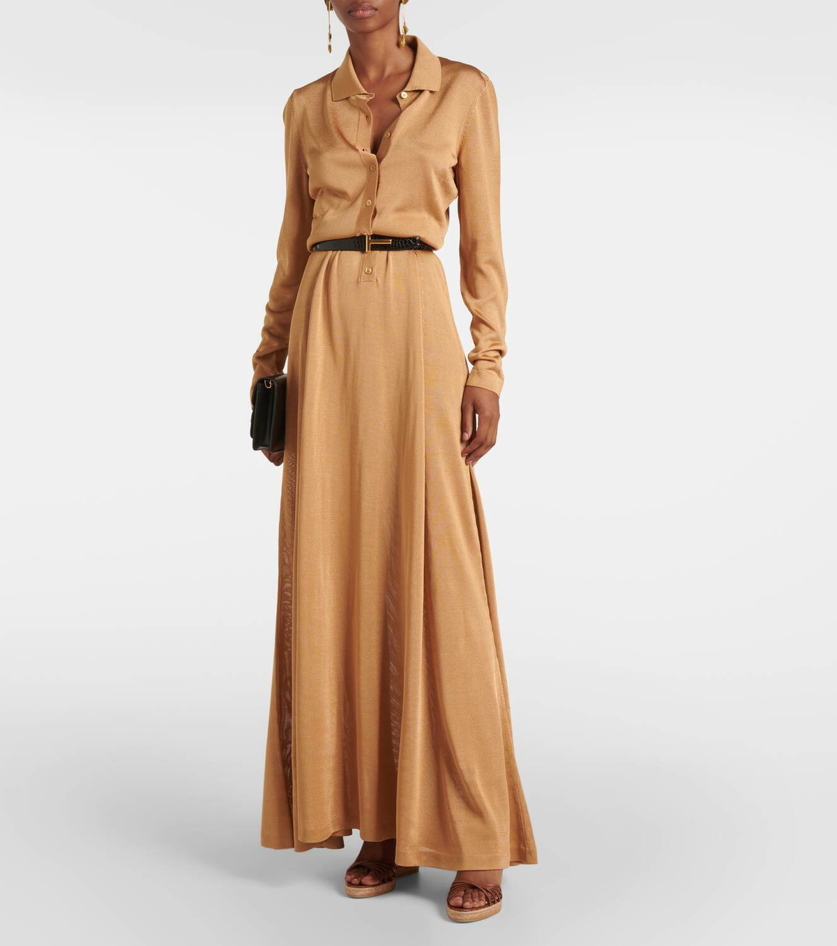 Tom Ford Cabana leather wedge espadrilles TOM FORD