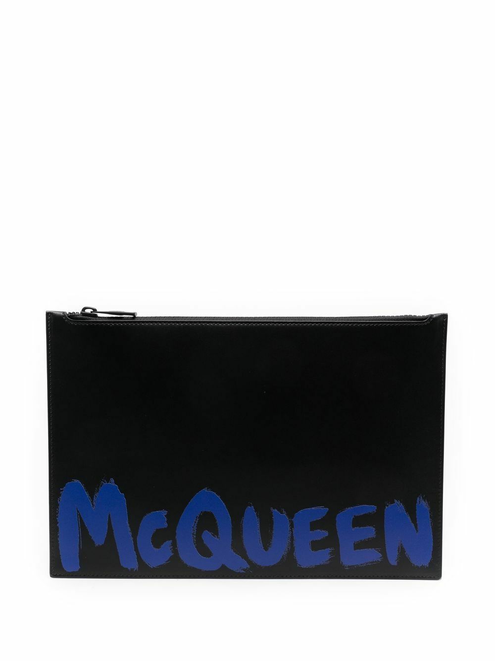 ALEXANDER MCQUEEN - Graffiti Leather Pouch Alexander McQueen