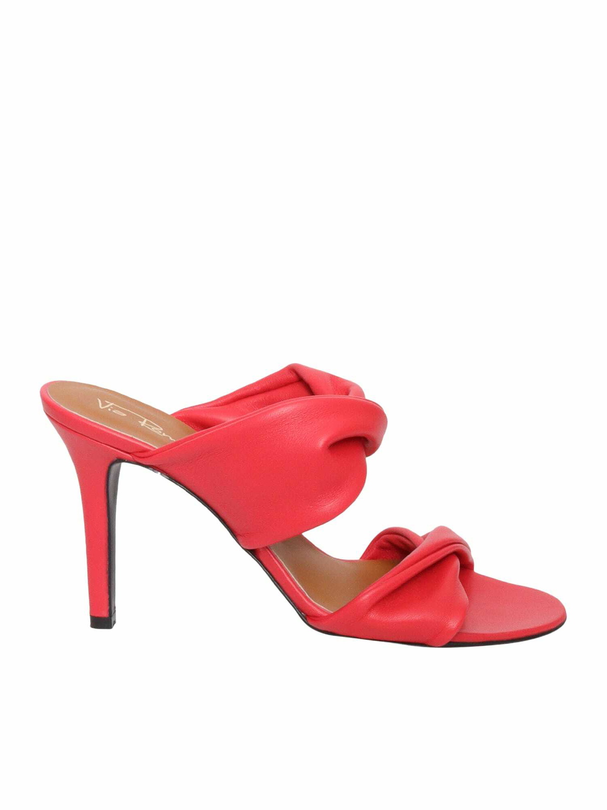 Via Roma 15 Red Tubolar Sandals Via Roma 15
