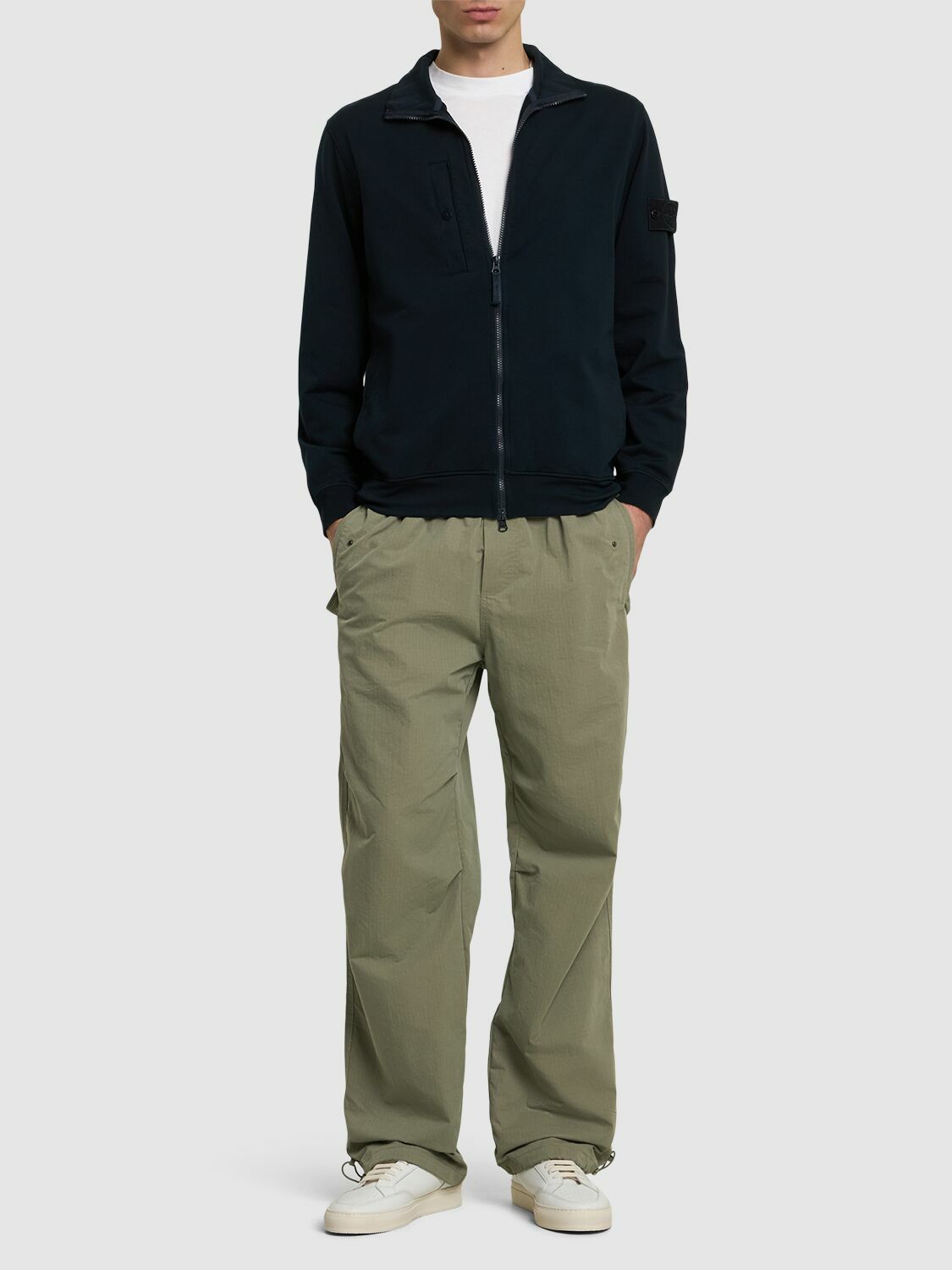 STONE ISLAND Ghost Zip Cardigan Stone Island