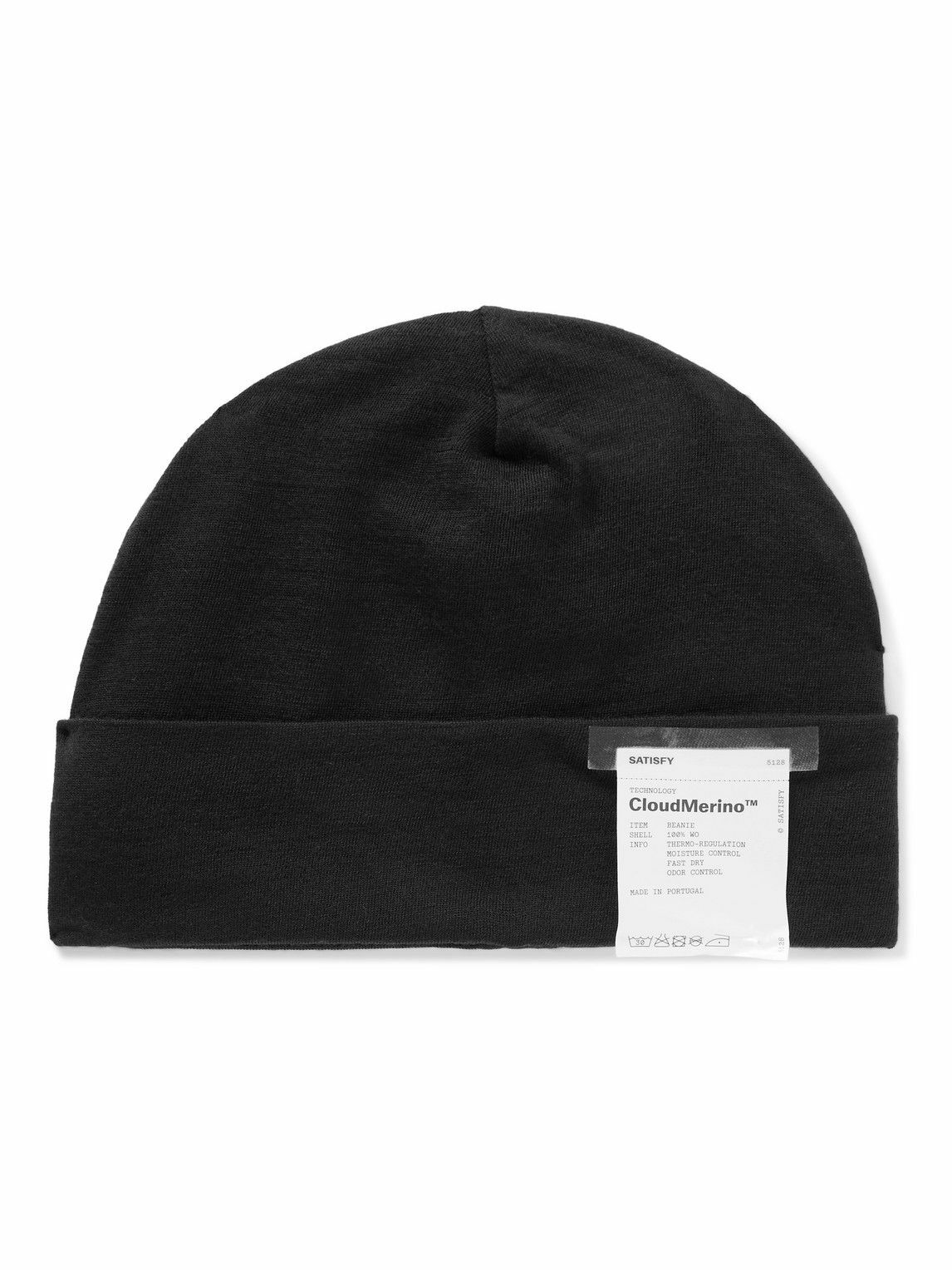 Satisfy - Logo-Appliquéd CloudMerino™ Beanie Satisfy