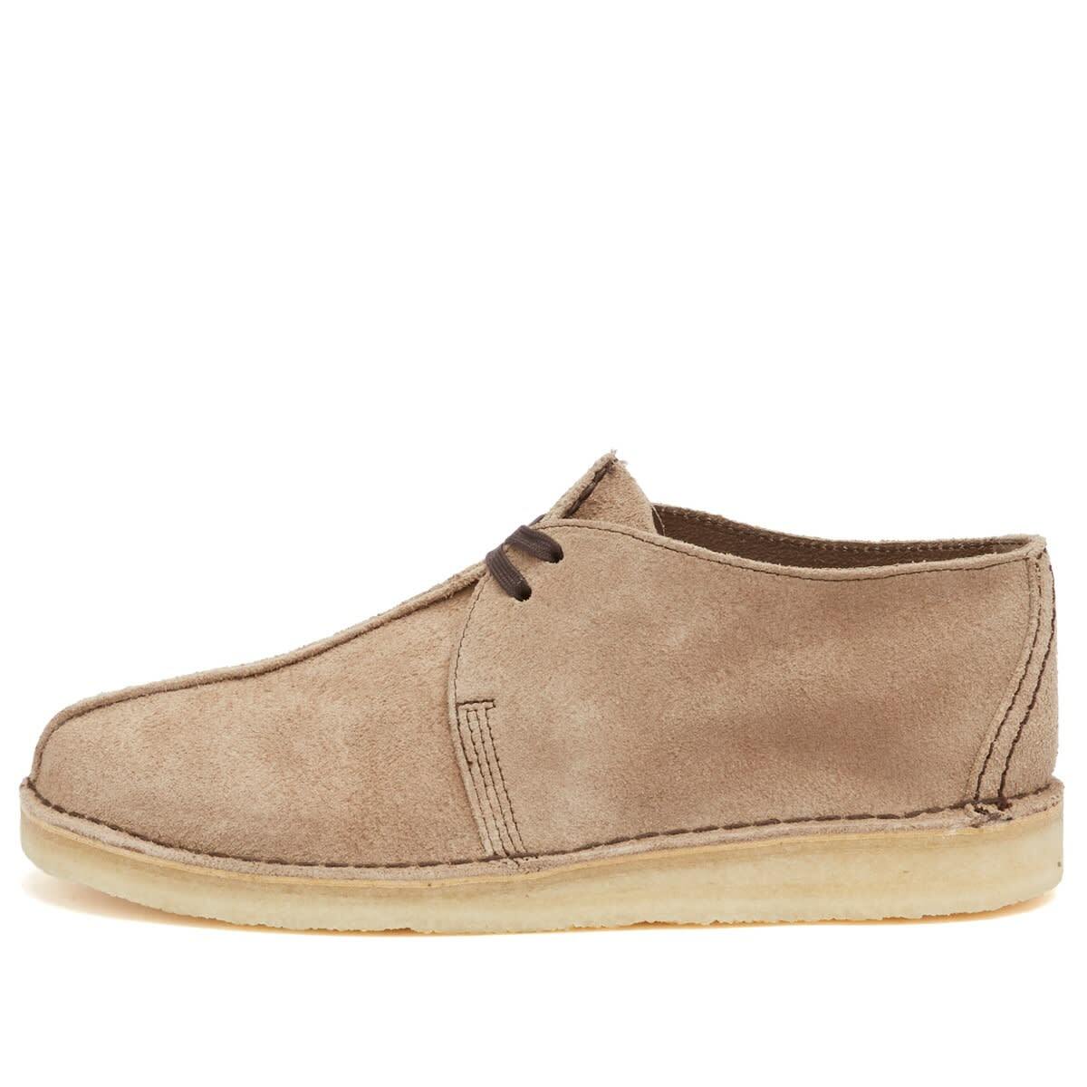 Clarks Originals Men's Desert Trek in Wolf Suede Clarks Originals