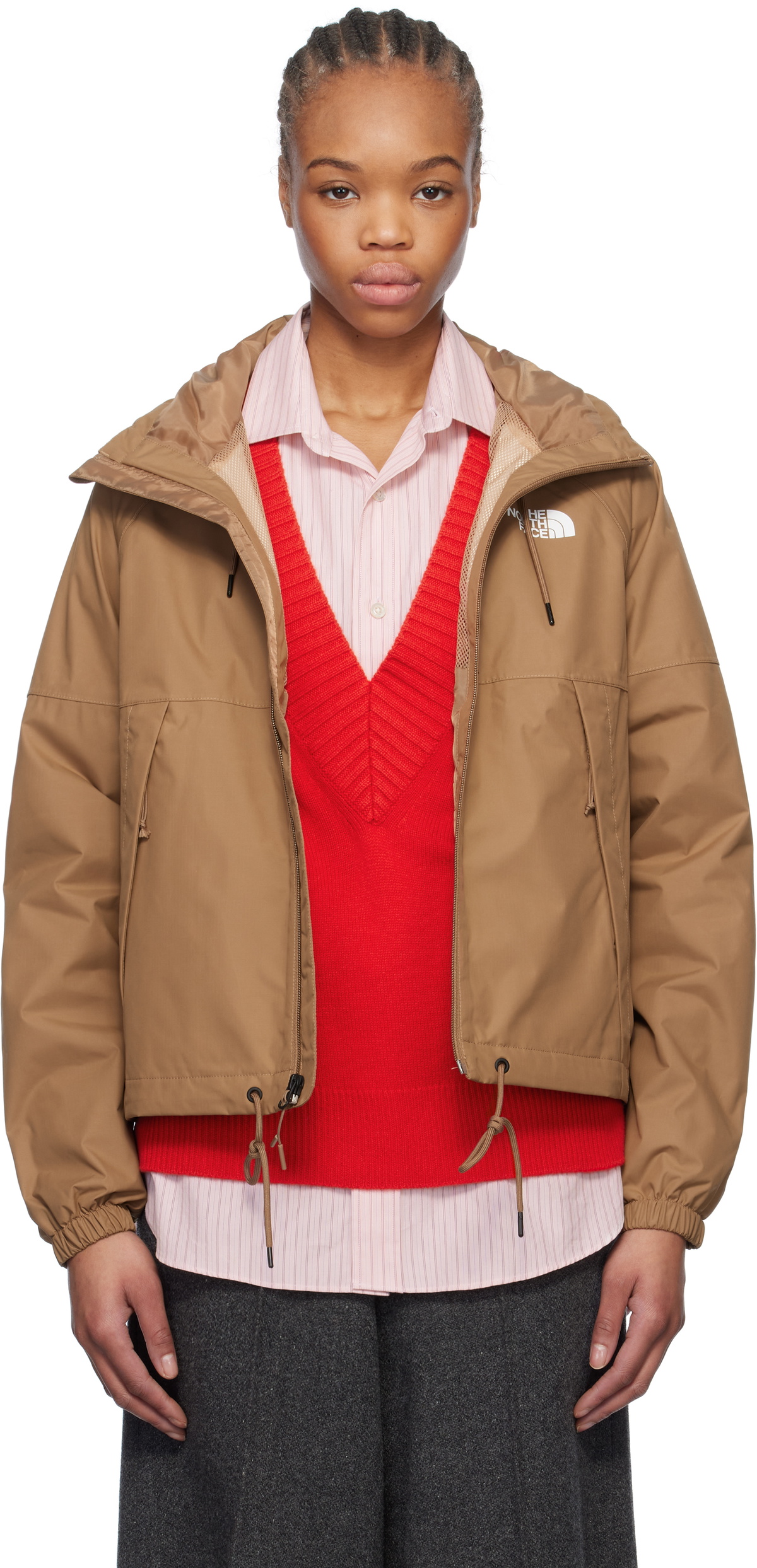 The North Face Tan Antora Rain Jacket The North Face