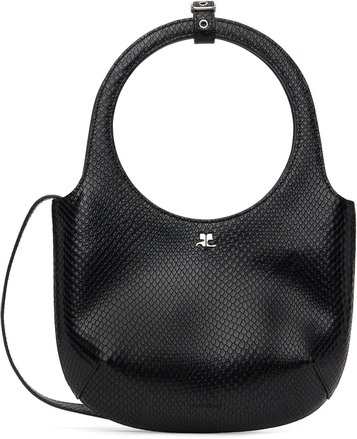 Courrèges Black Holy Viper Bag Courreges