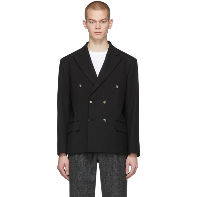 Second/Layer Black Pico Blazer Second/Layer