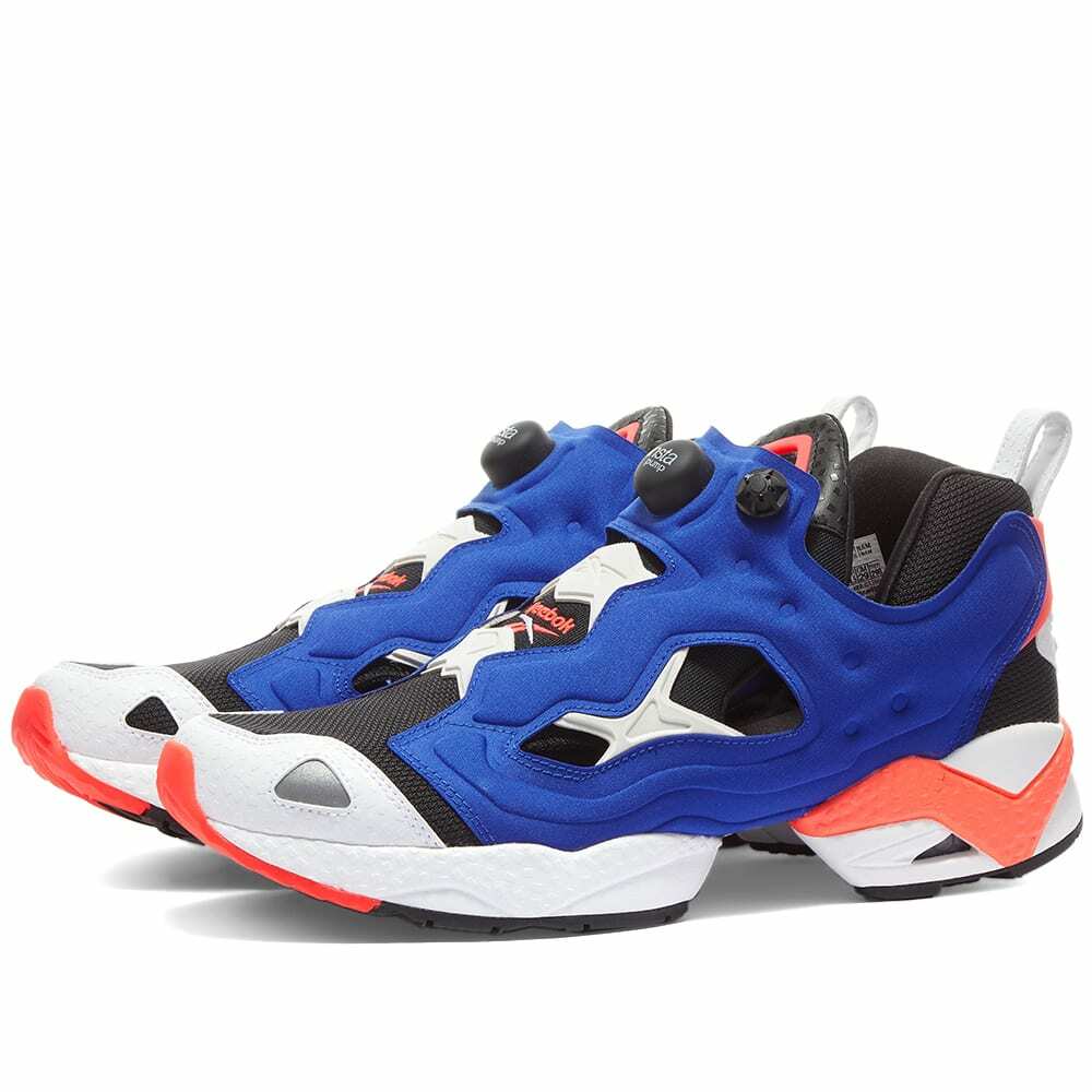 Reebok Men's Instapump Fury 95 Sneakers in Black/Neon Cherry Reebok