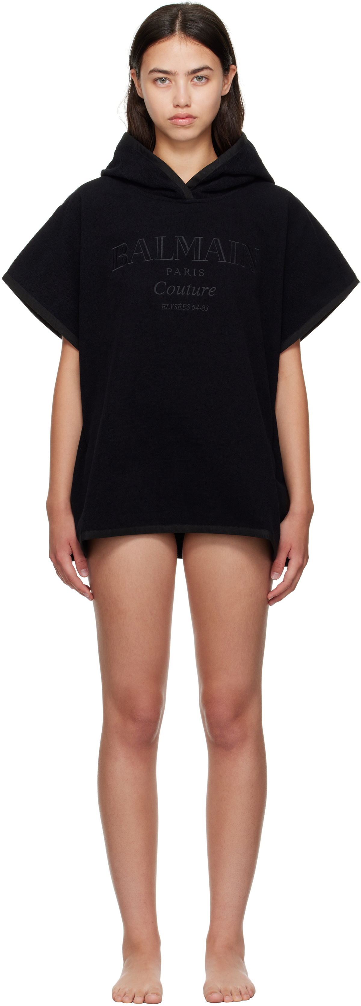 Balmain Black 'Couture' Cover-up Balmain