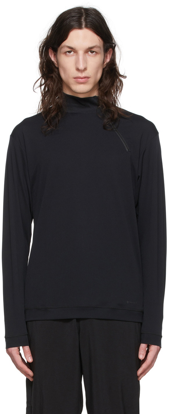 Snow Peak Black Polyester Sweater Snow Peak