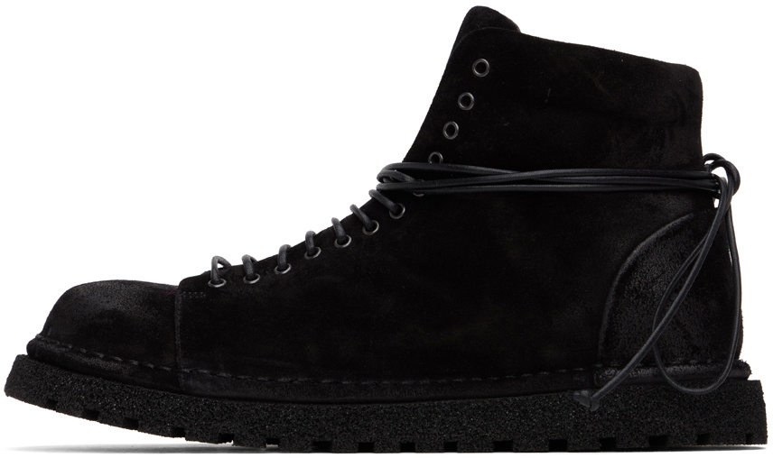 Marsèll Black Gomme Pallottola Pomice Boots Marsèll