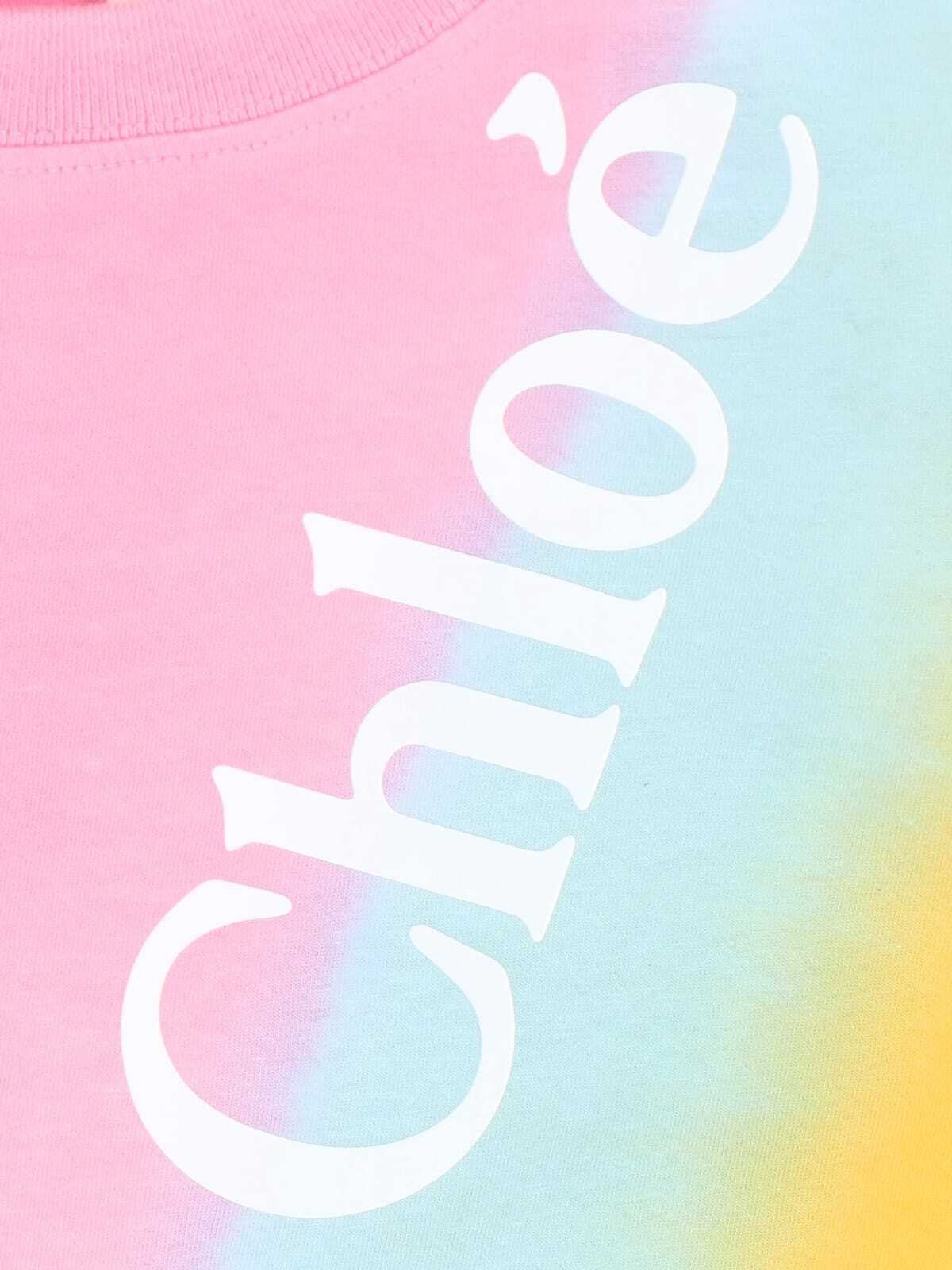 Chloé Chloè Cotton Logo T-shirt Chloe