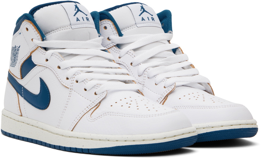Nike Jordan White Air Jordan 1 Mid SE Sneakers Nike Jordan Brand